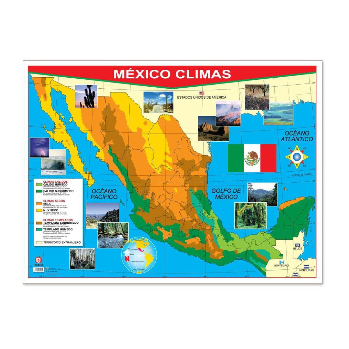 Climas De Mexico Map Causes And Effects Of Climate Change 2001 To