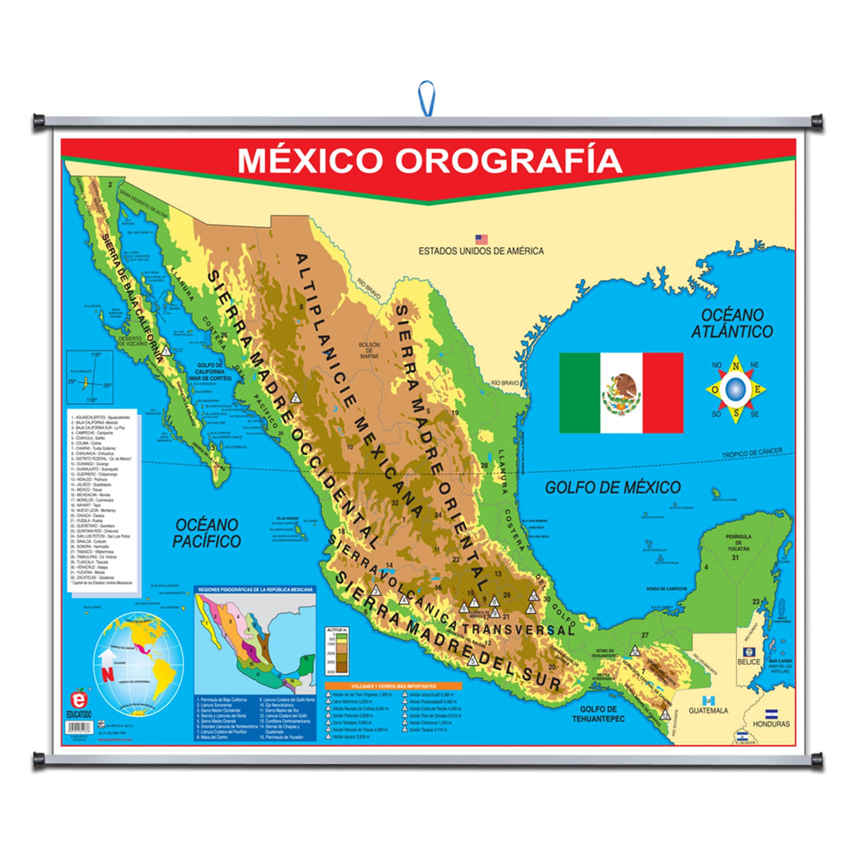 Plumocolor Mexico con Orografia — Educatodo