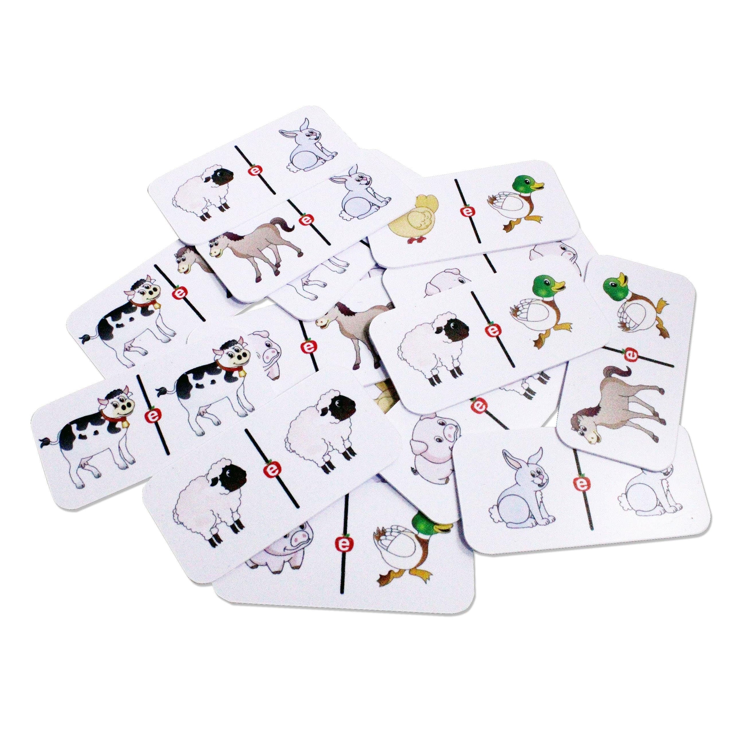 Dominó Animales de La Granja — Educatodo
