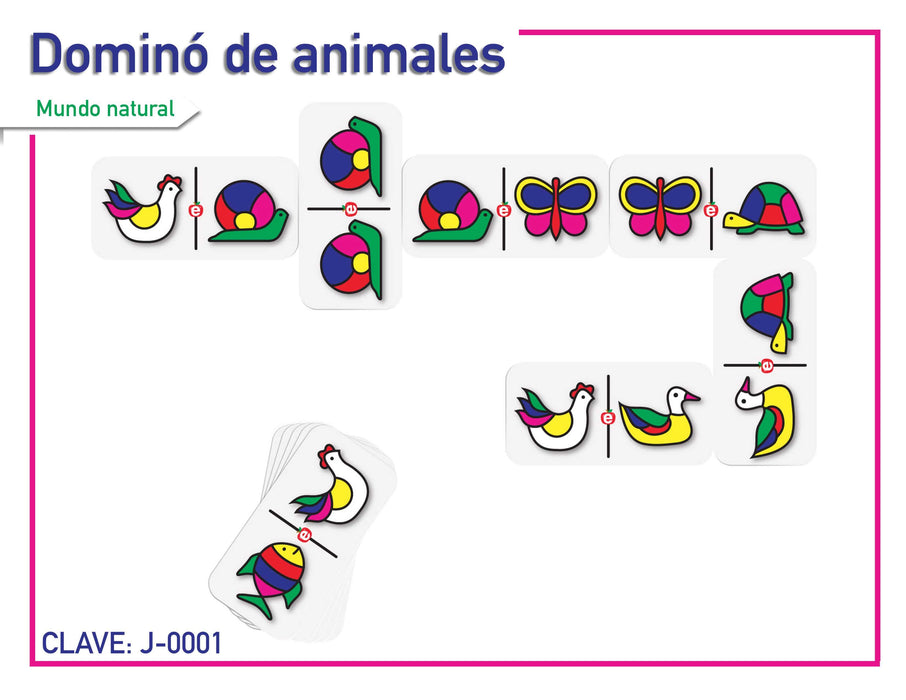 Dominó de Animales — Educatodo