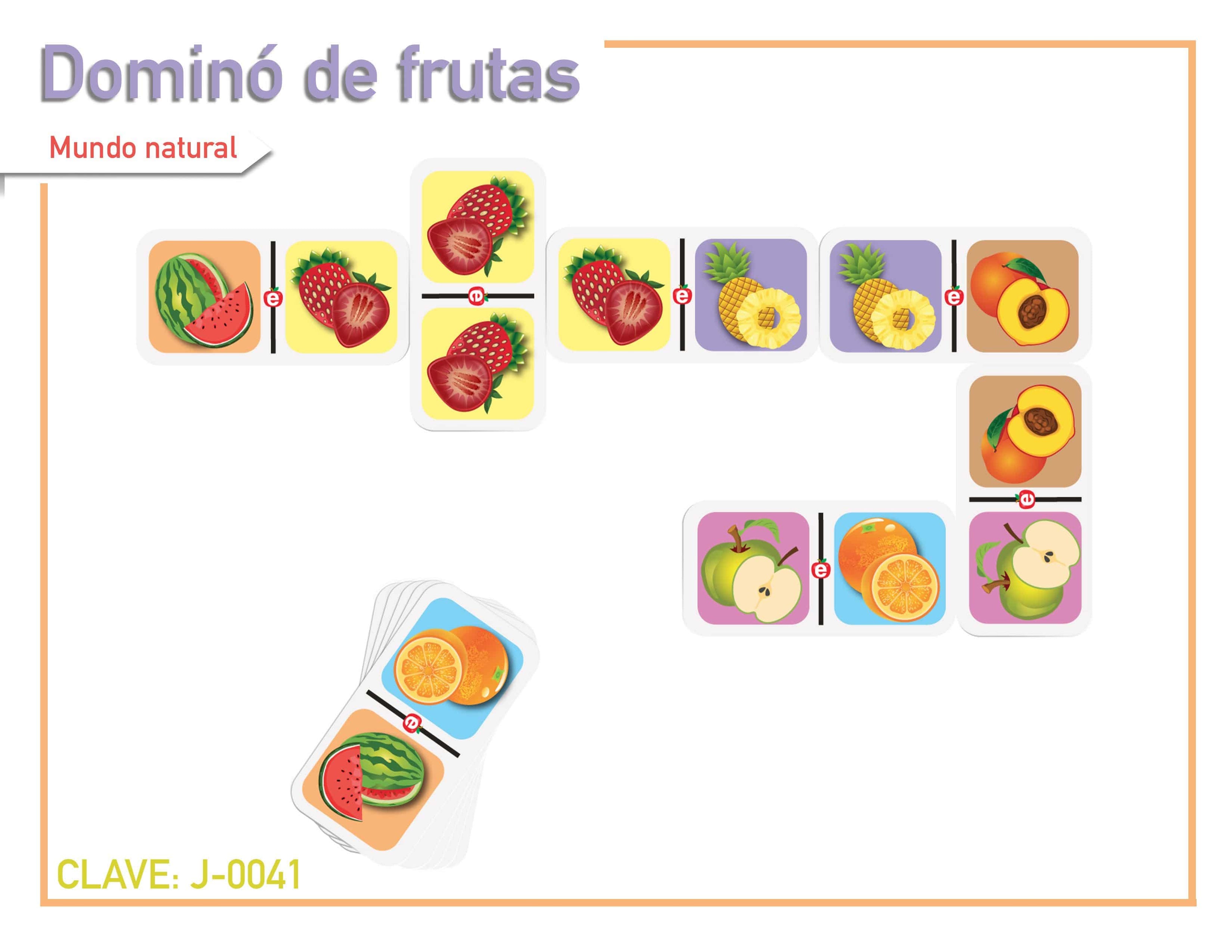 Dominó de Frutas — Educatodo