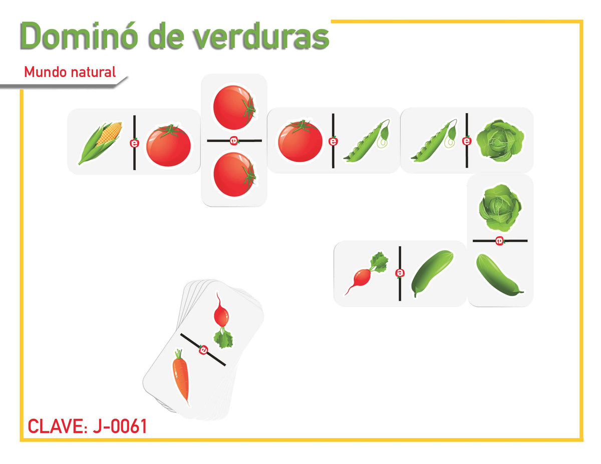 Dominó de Verduras — Educatodo