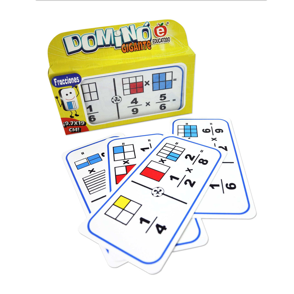 Dominós - Fracciones — Educatodo