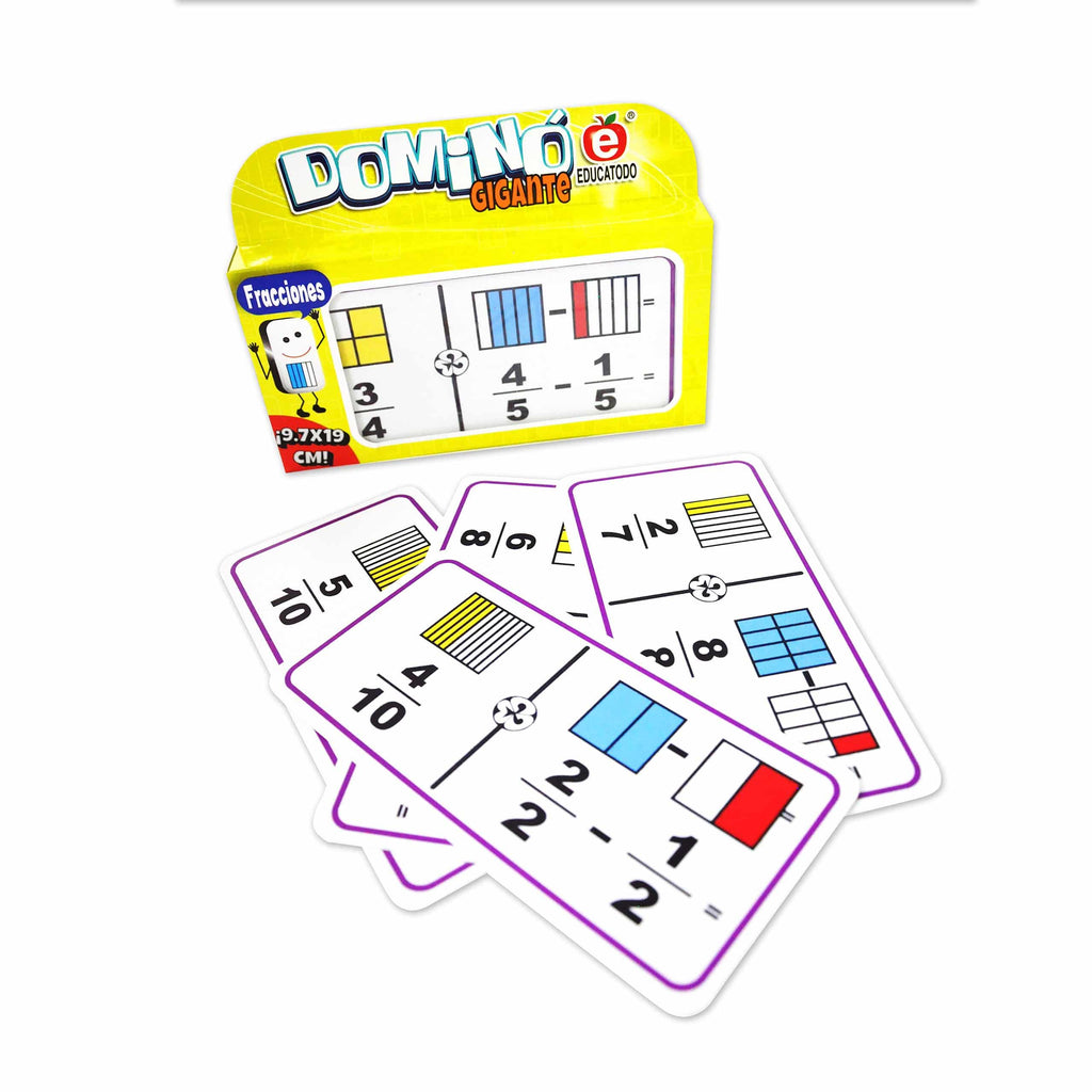 Dominós - Fracciones — Educatodo
