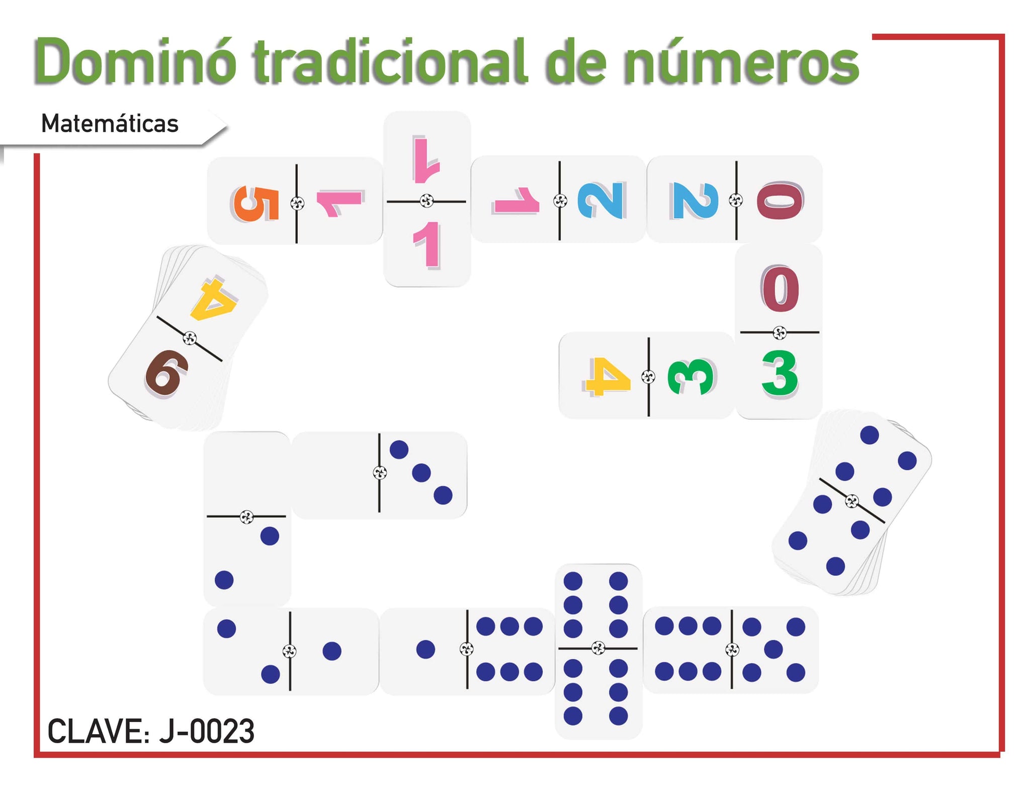 Dominós - Números — Educatodo