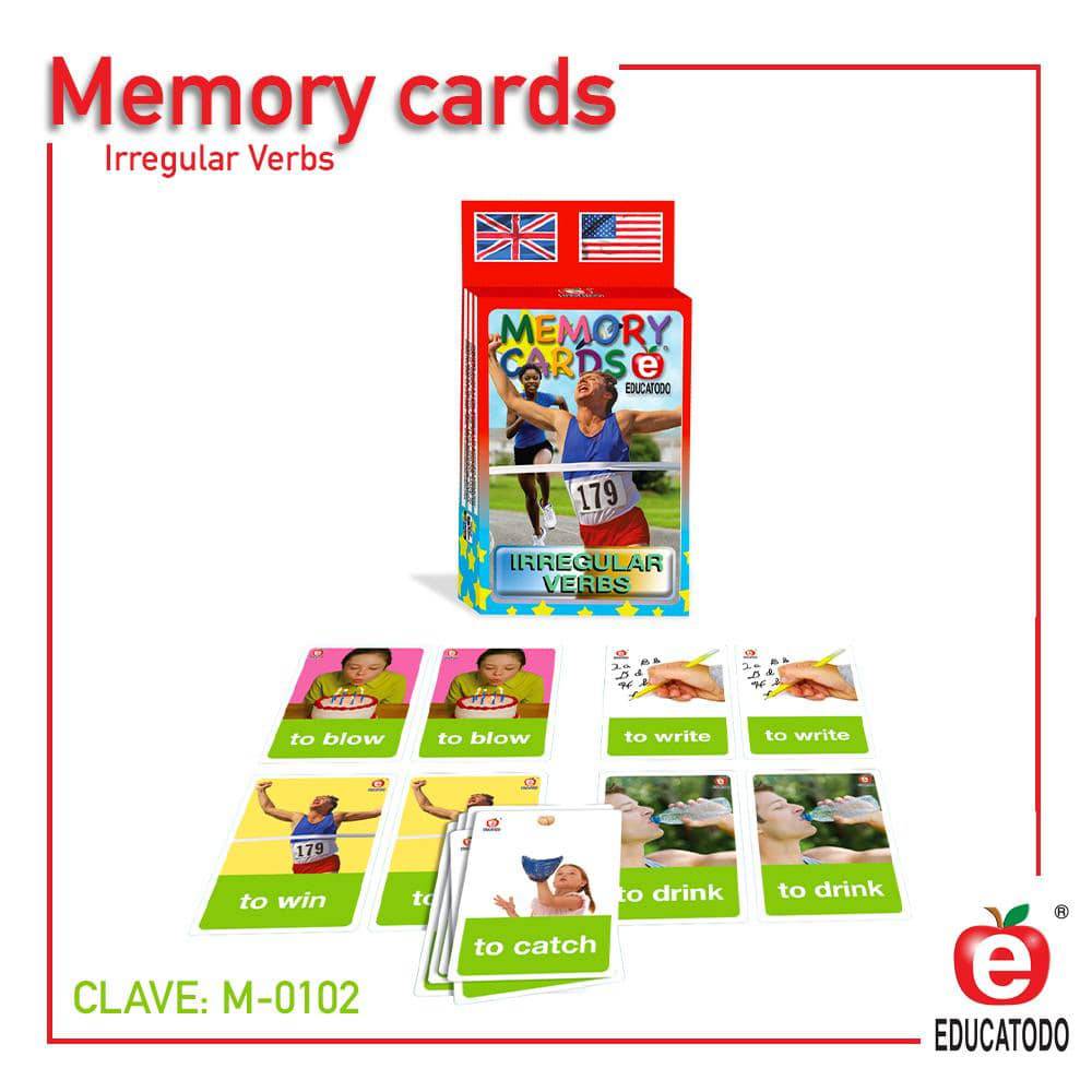 Memory Cards Irregular Verbs — Educatodo