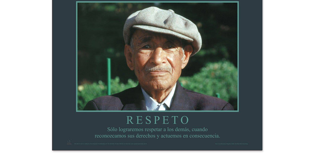 Póster Motivacional El Respeto — Educatodo